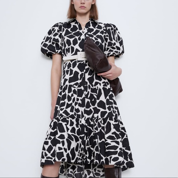 Zara | Dresses | Zara New Animal Print Dress | Poshmark